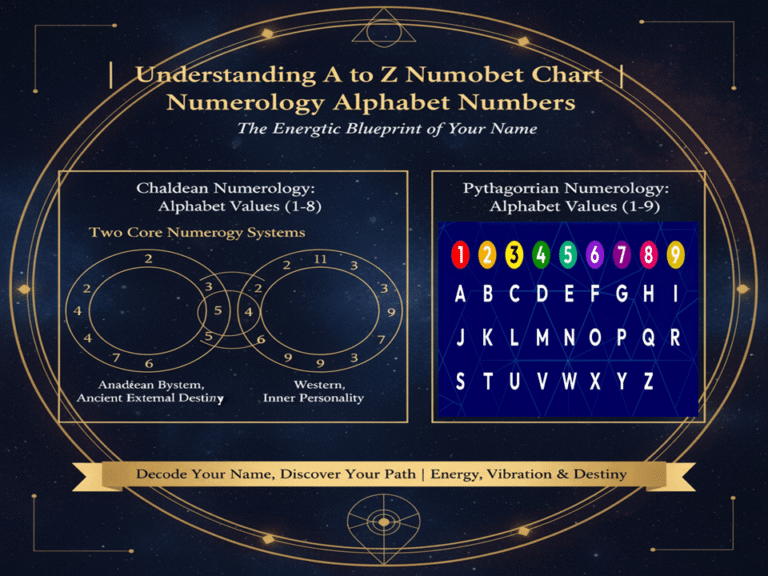 A to Z Numerology Alphabet Numbers | Lucky Letters According to ...