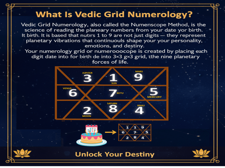 Vedic Grid Numerology Guide: Decode Predictions Using Your Date of Birth