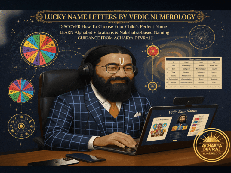 Lucky Name Letters by Vedic Numerology | Acharya Devraj Ji